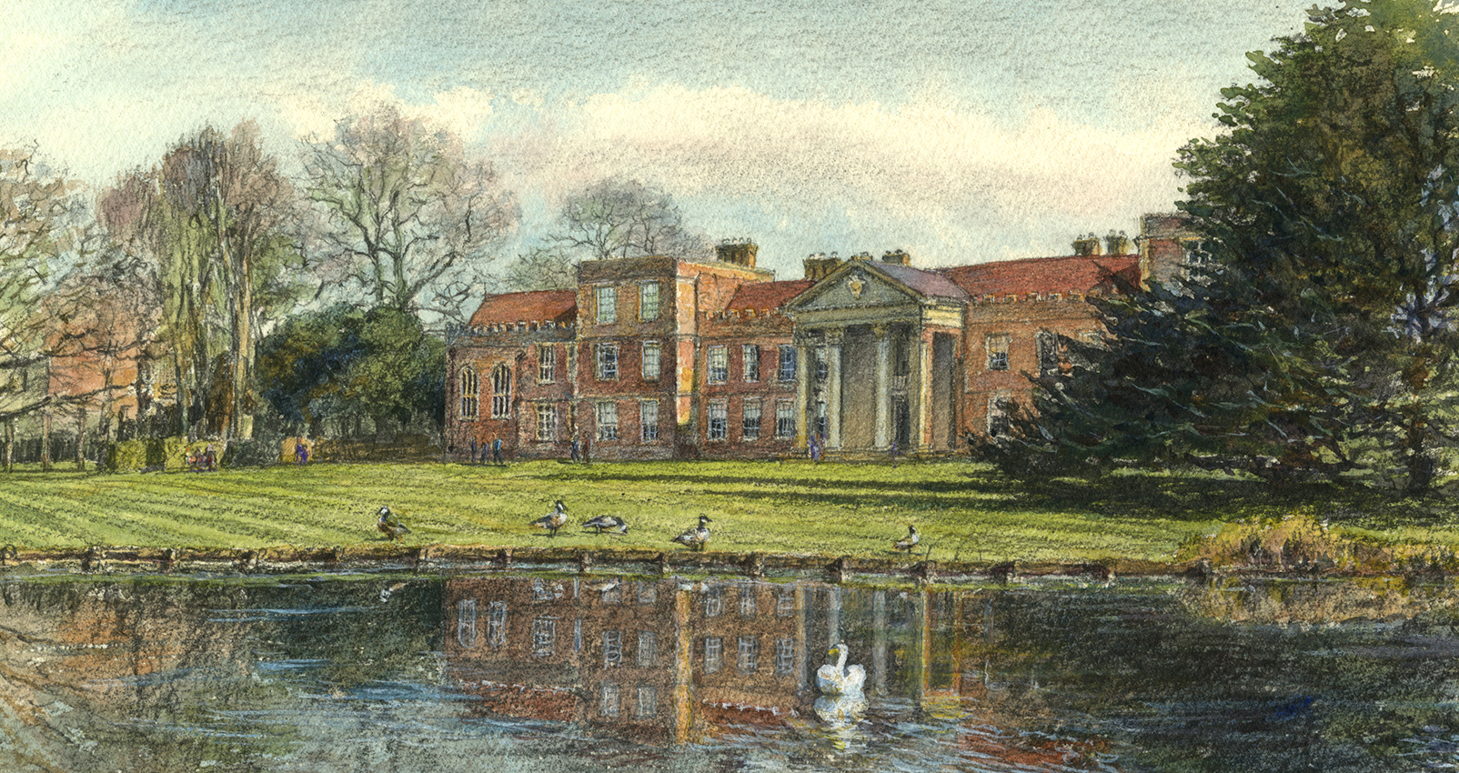 The Vyne: by Peter Jarvis, architectural illustrator