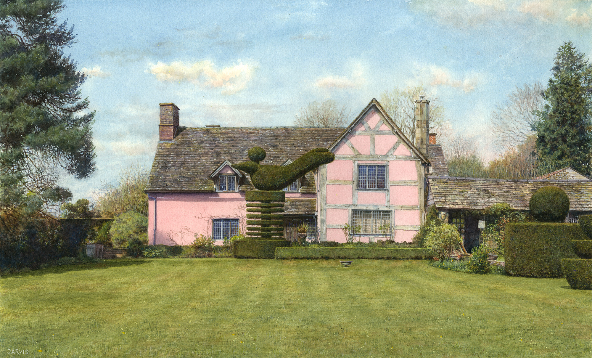 Wellbrook Manor: by Peter Jarvis, architectural illustrator