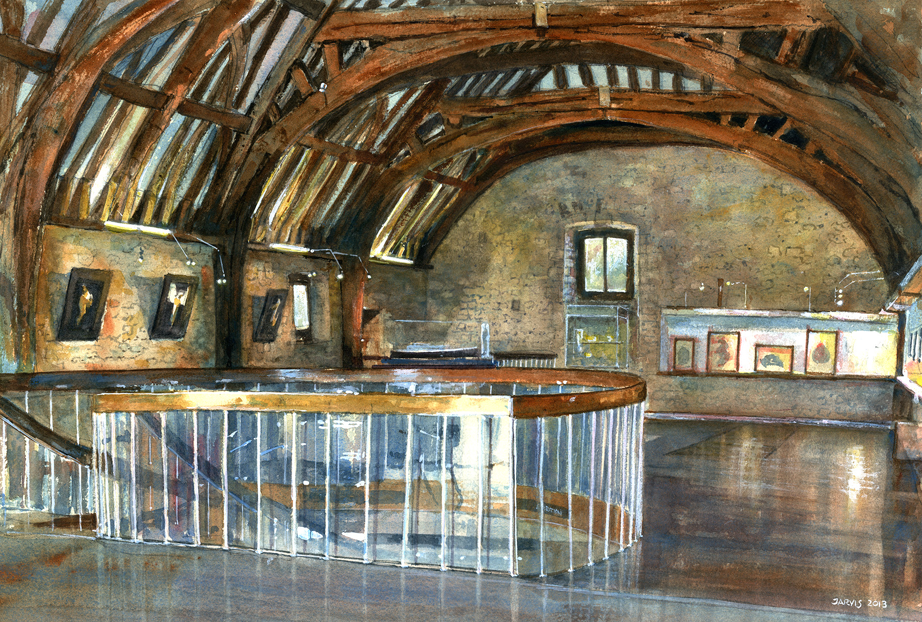 Wool house Southampton: by Peter Jarvis, architectural illustrator